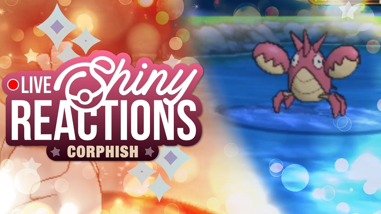 LIVE - Shiny Corphish in 13 Encounters, Chain Fishing in Pokémon Y ...
