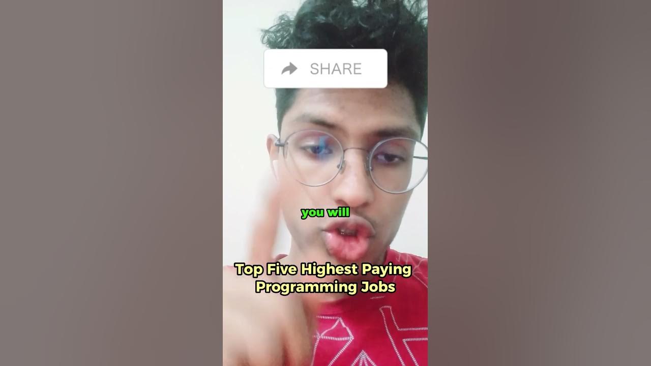 Top 5 Highest Paying Programming Jobs - YouTube