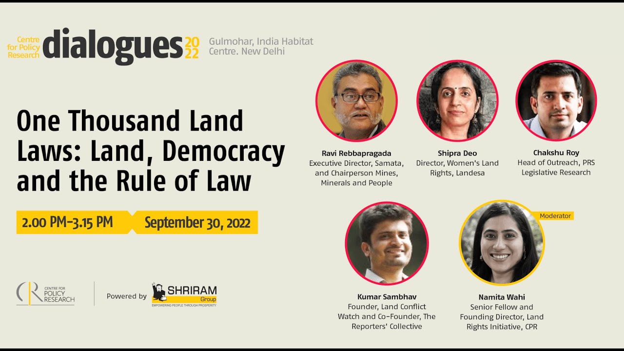 One Thousand Land Laws: Land, Democracy and the Rule of Law - YouTube