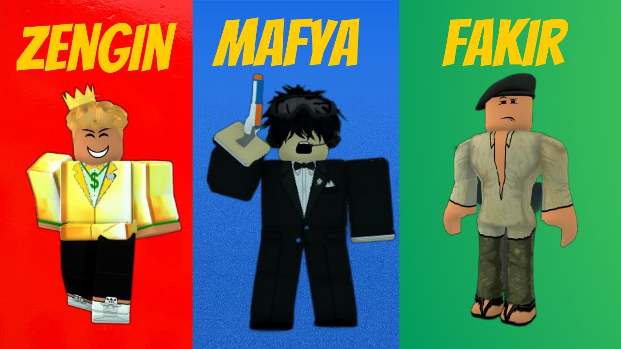 ZENGİN vs FAKİR vs MAFYA ! ! - ROBLOX RP - YouTube