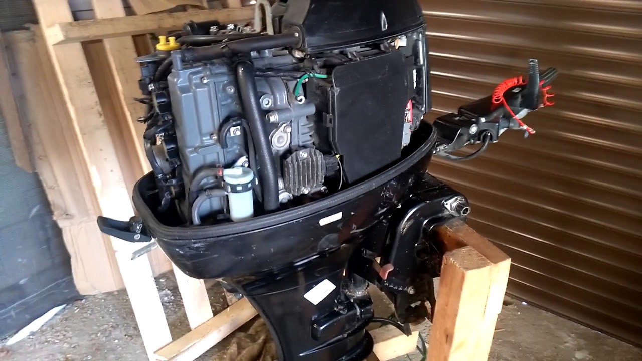 Suzuki DF40 L нога 2008 год - YouTube