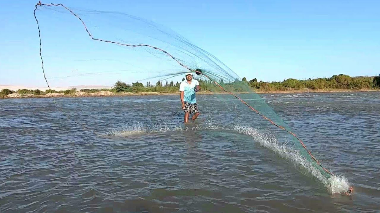 Método mas FÁCIL para LANZAR o TIRAR la ATARRAYA de PESCA Nivel y de ...