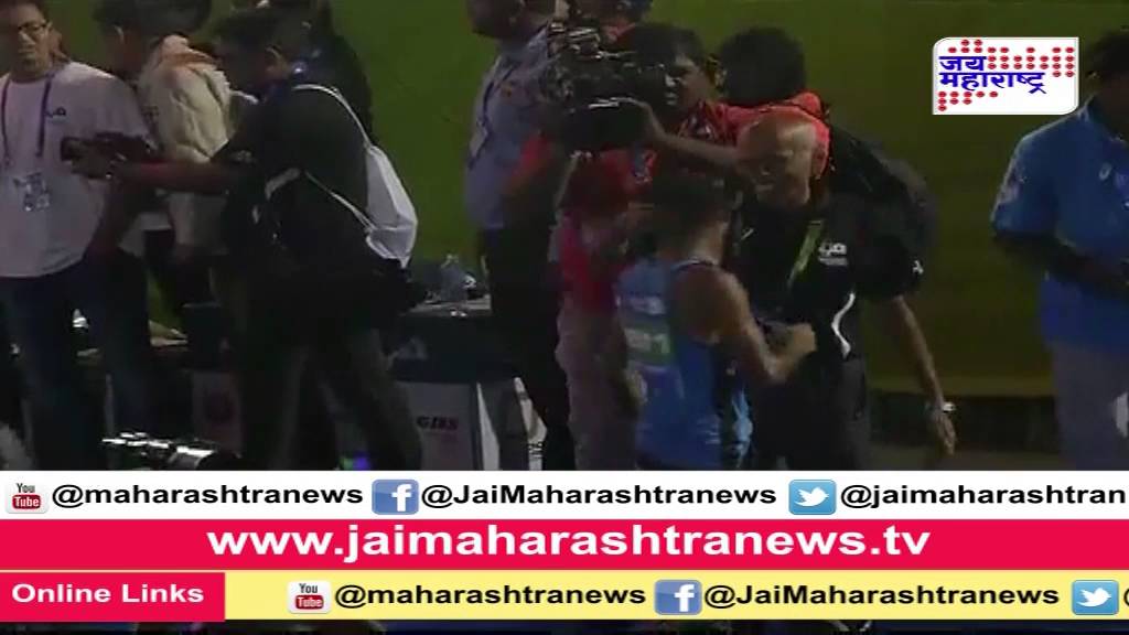 Deepak babu and monika raut are winners of mumbai marathon - YouTube