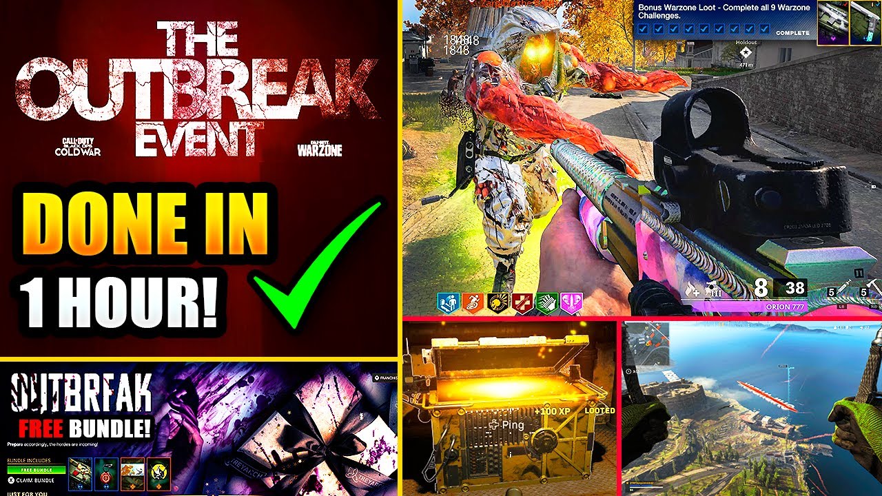 How To Finish The Outbreak Zombies Event in Warzone & Cold War Fast ...