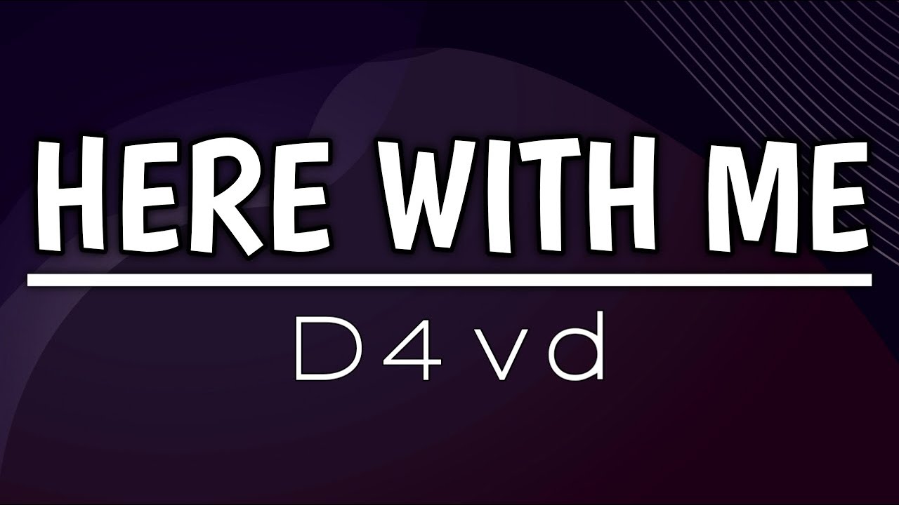 d4vd - Here With Me | Lyrics - YouTube