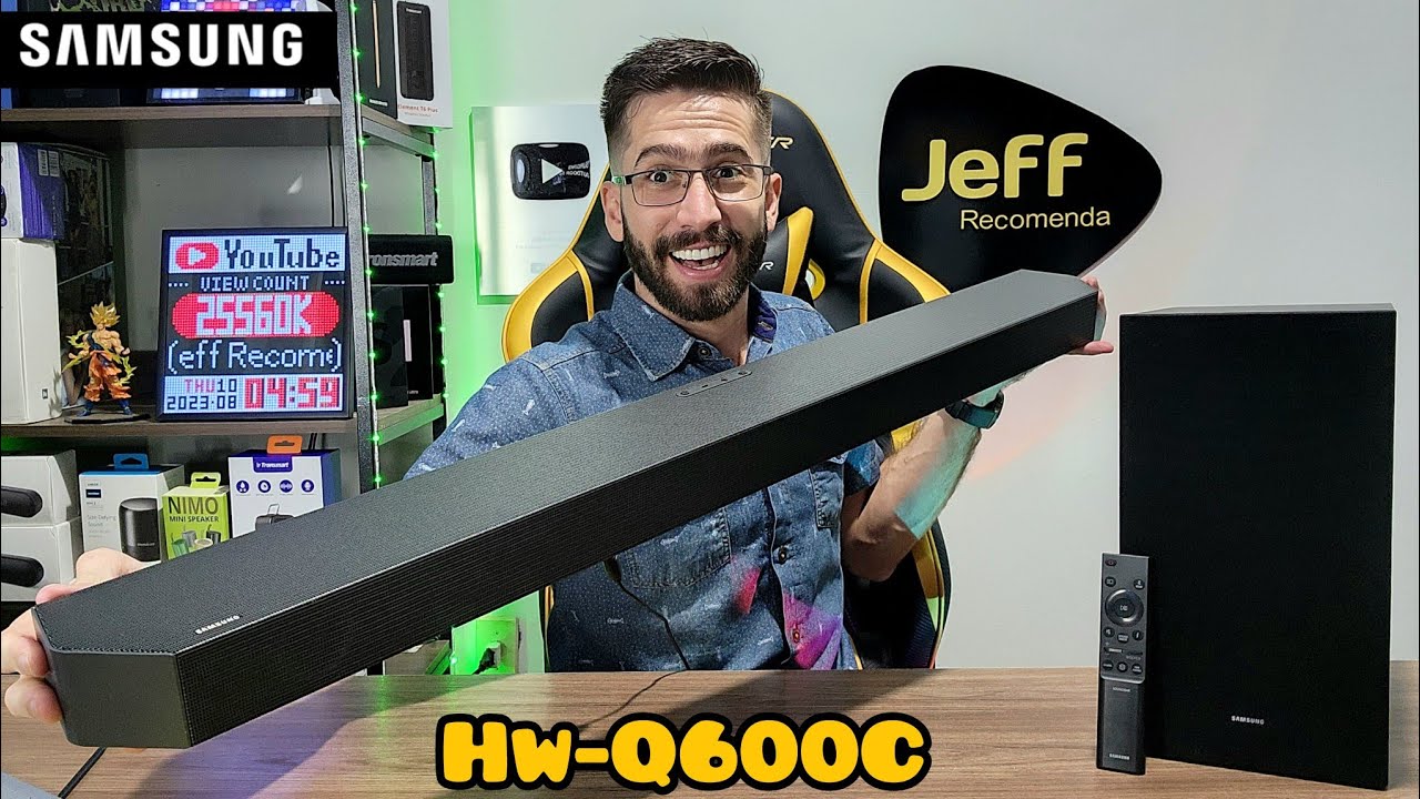 SOUNDBAR SAMSUNG HW-Q600C 360W: Extraordinário! (Unboxing/Análise ...