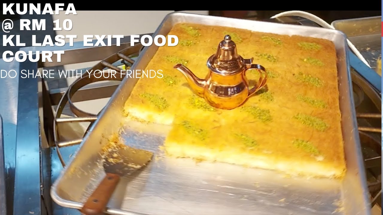 Food In Malaysia- Ep2|Kunafa|Sweet Dish| KL Last Exit #shorts - YouTube