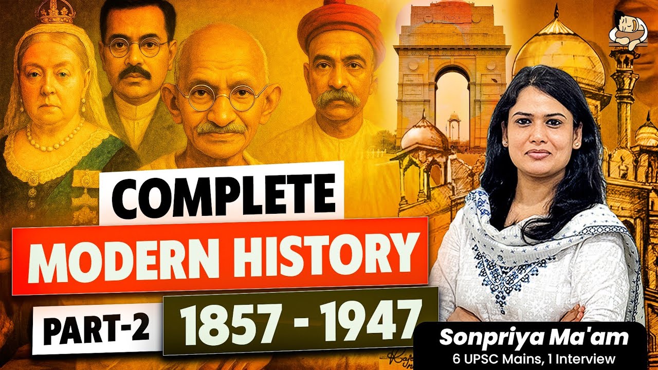 Complete Modern Indian History for UPSC Through Timeline - Part 2 ...