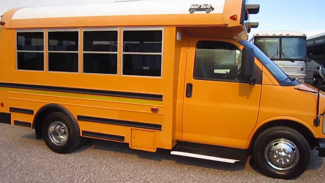 Used Type A School Bus - 2002 Chevrolet Mid Bus School Bus For 21 ...