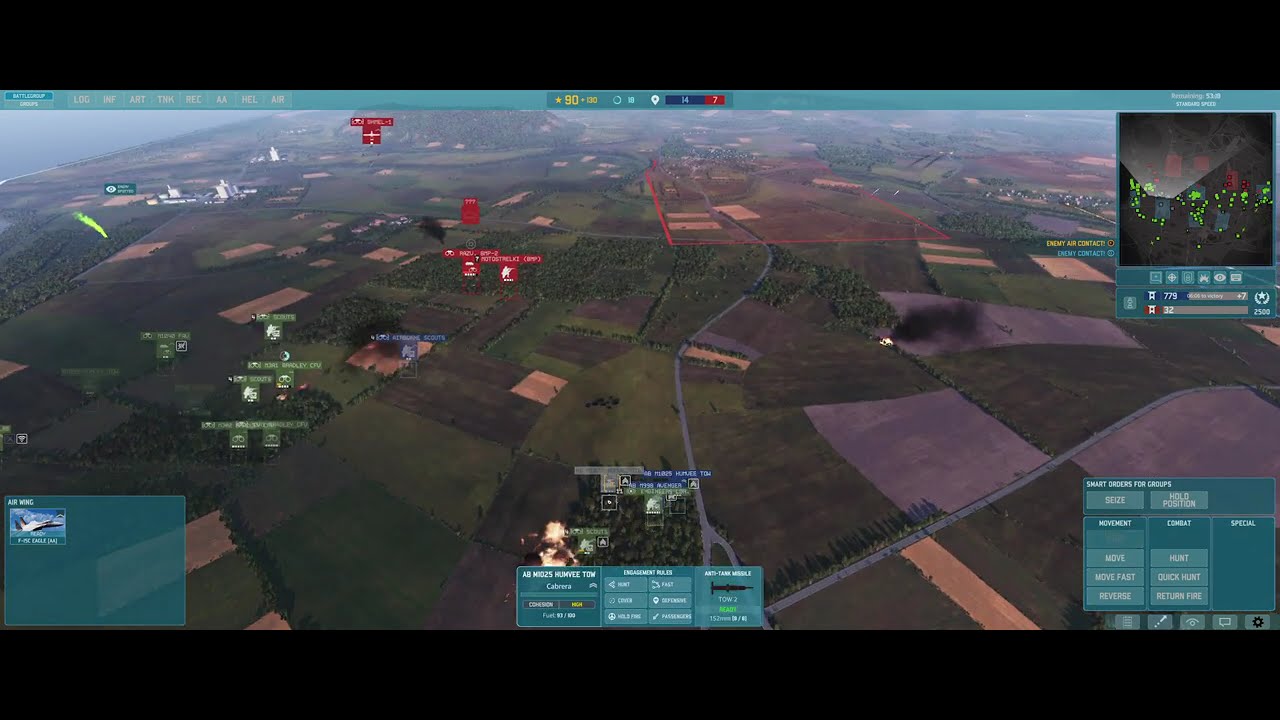 Warno 10v10, Flank Coverage! - YouTube
