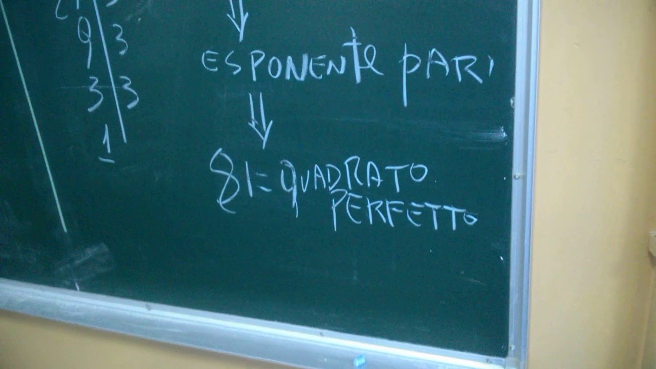 Individuazione di un quadrato perfetto mediante la scomposizione in ...