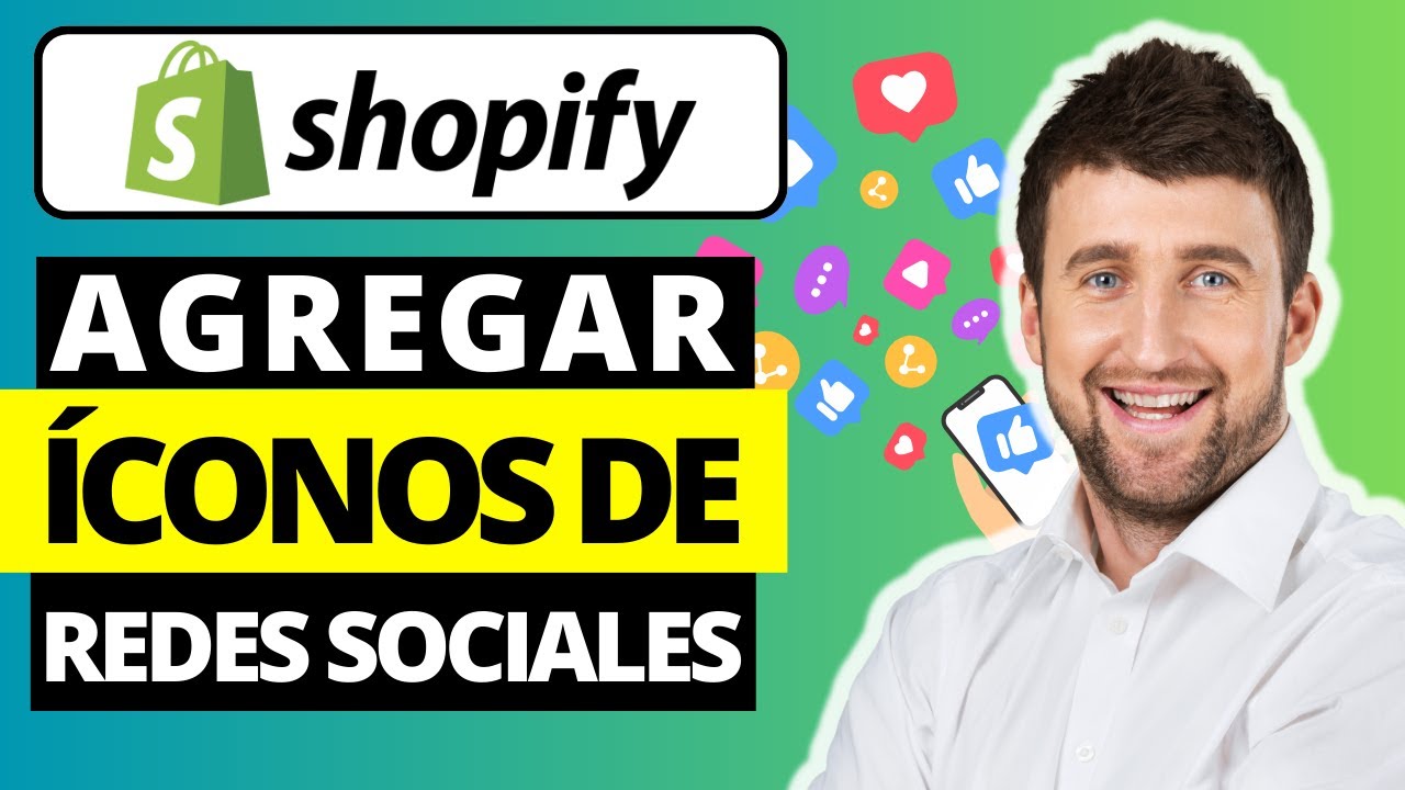 Cómo agregar íconos de redes sociales en Shopify - YouTube