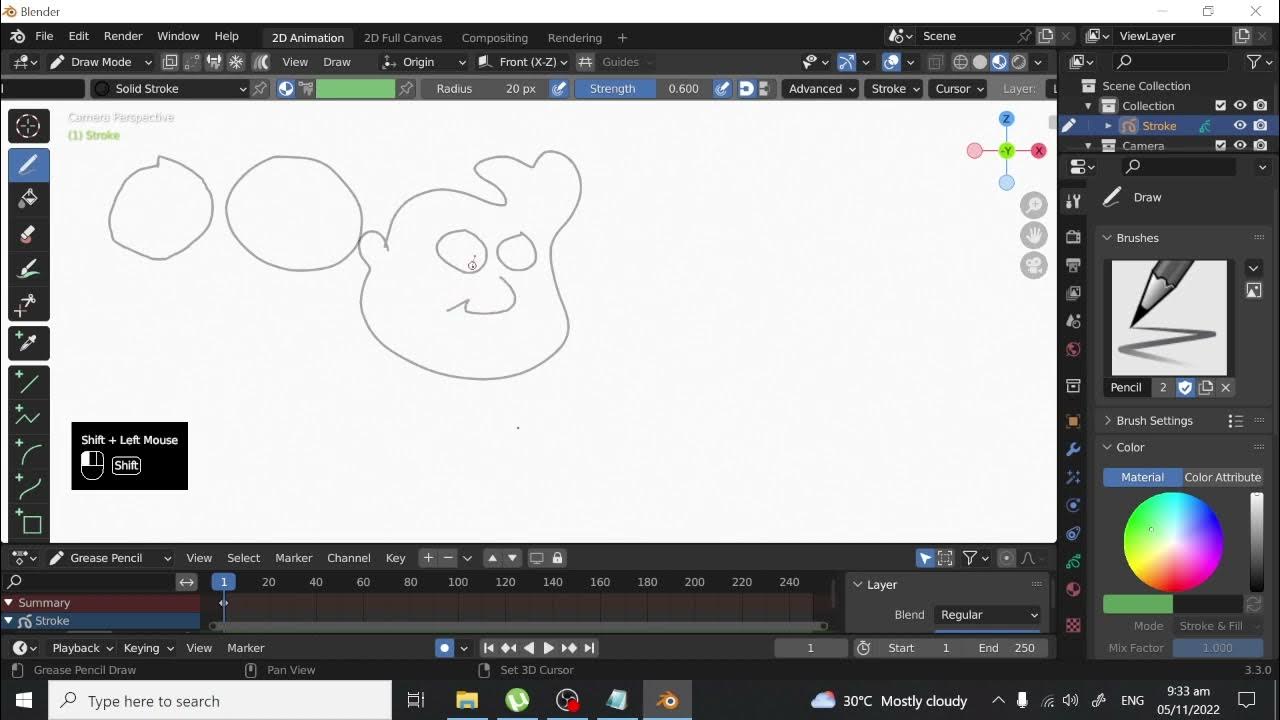 Lesson 2: Drawing in Blender - YouTube