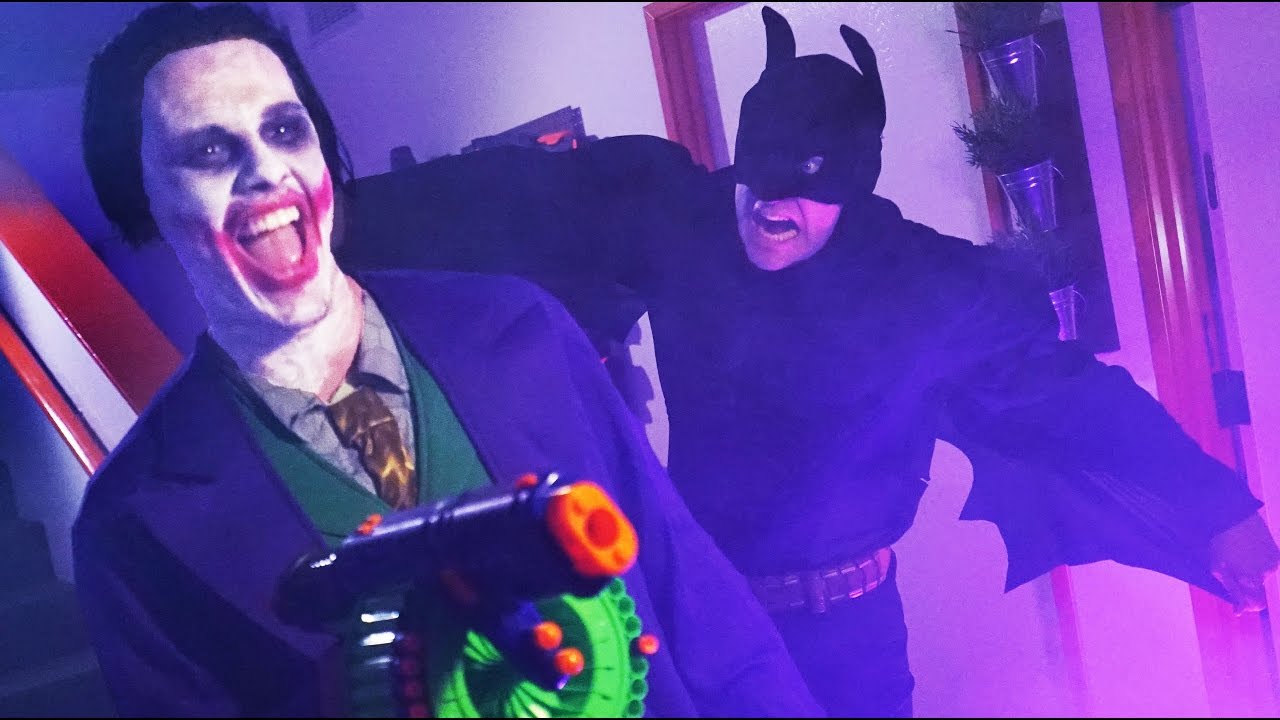 NERF Batman Challenge! - YouTube