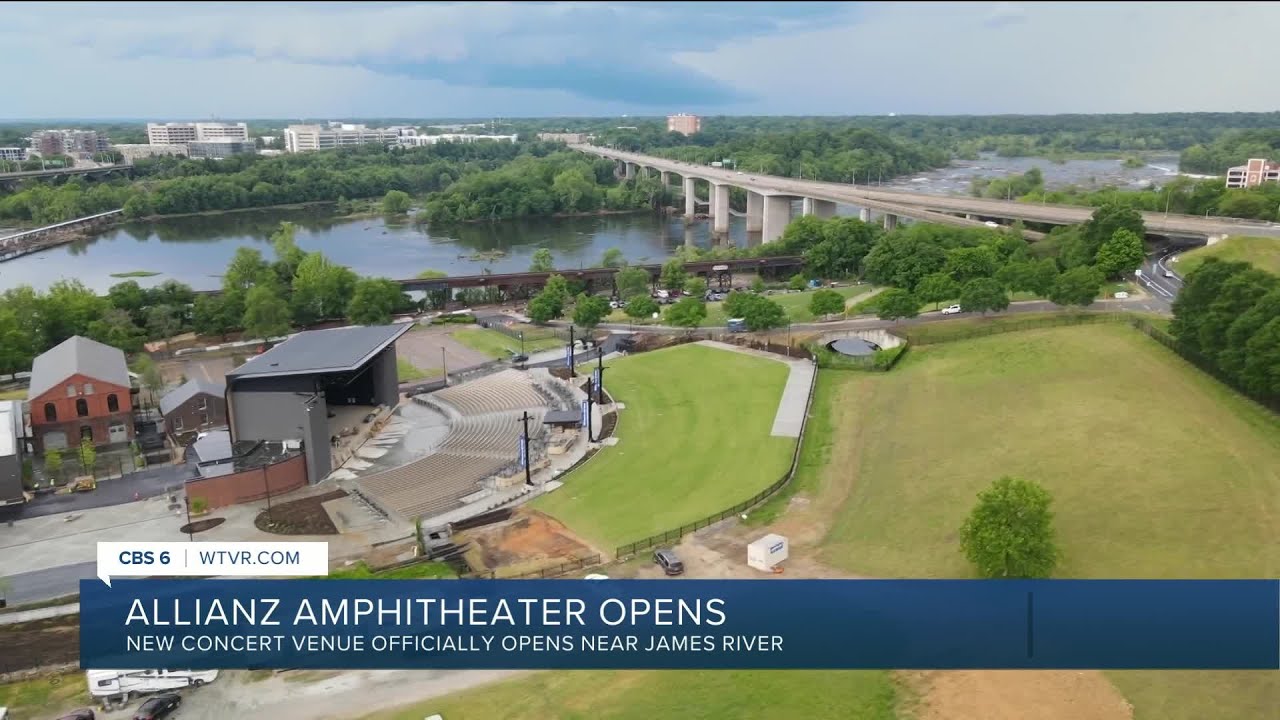Inside look at Allianz Amphitheater, Richmond's new concert venue - YouTube