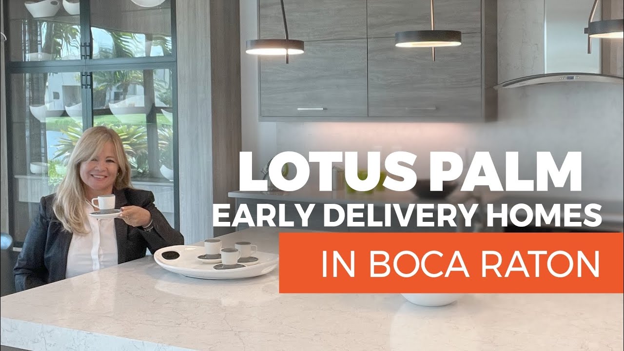 LOTUS PALM - Modernas casas a estrenar en Boca Ratón. 2023 - YouTube