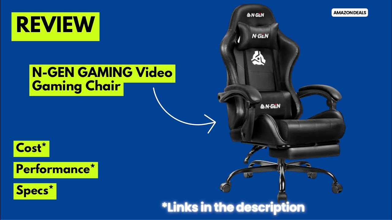 N-GEN GAMING Chair Review 2025 | Ergonomic Gaming Chair with Footrest ...