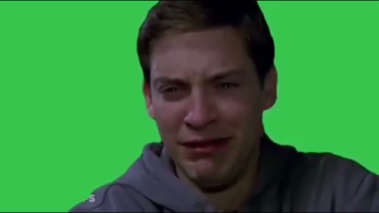 green screen cry - YouTube