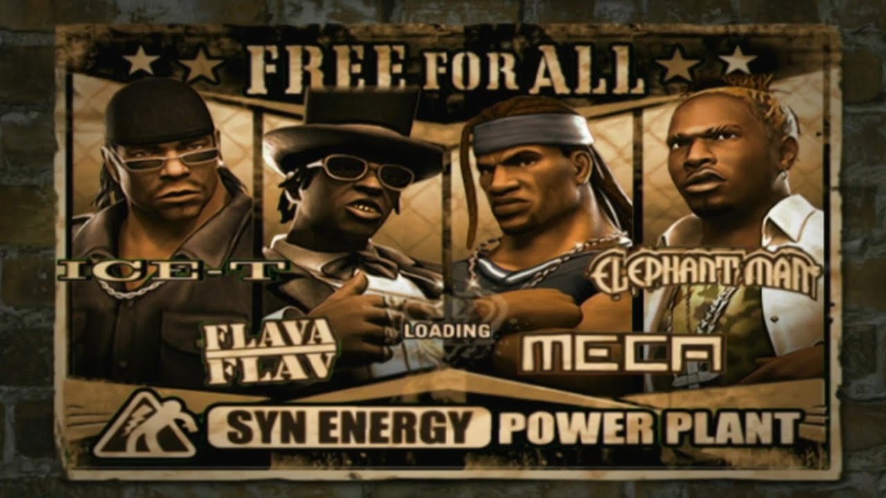 Def Jam Fight For NY | ICE-T vs FLAVA FLAV vs MECA vs ELEPHANT MAN ...