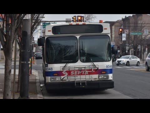 SEPTA Route 37: 2005 New Flyer D40LF #8048 Ride - YouTube
