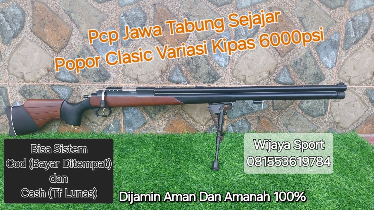 Pcp Jawa Tabung Sejajar Popor Classic Variasi Psi Max 6000Psi Bisa Cod ...