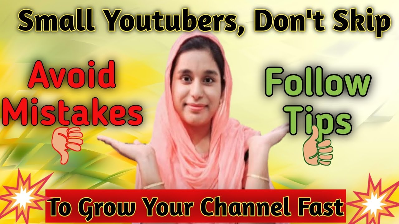 Top Mistakes Every Youtubers Should Avoid And Follow Some Tips to Boost ...