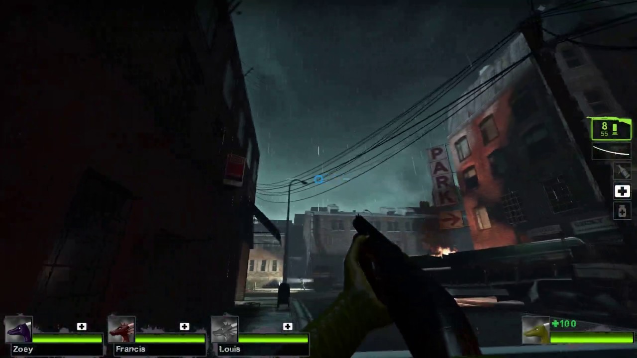 Left 4 Dead 2 Sound Mod: 1954 Godzilla Roar Horde Alert - YouTube