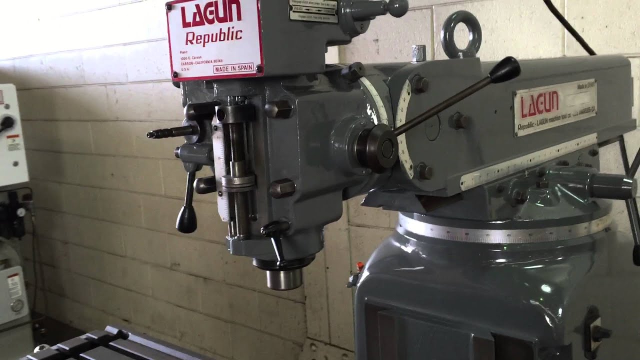 LAGUN VERTICAL MILLING MACHINE - YouTube