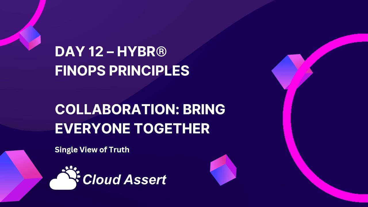 Day 12-100 Days of Cloud FinOps with Hybr®, FinOps Principles Collaboration: Bring Everyone ...