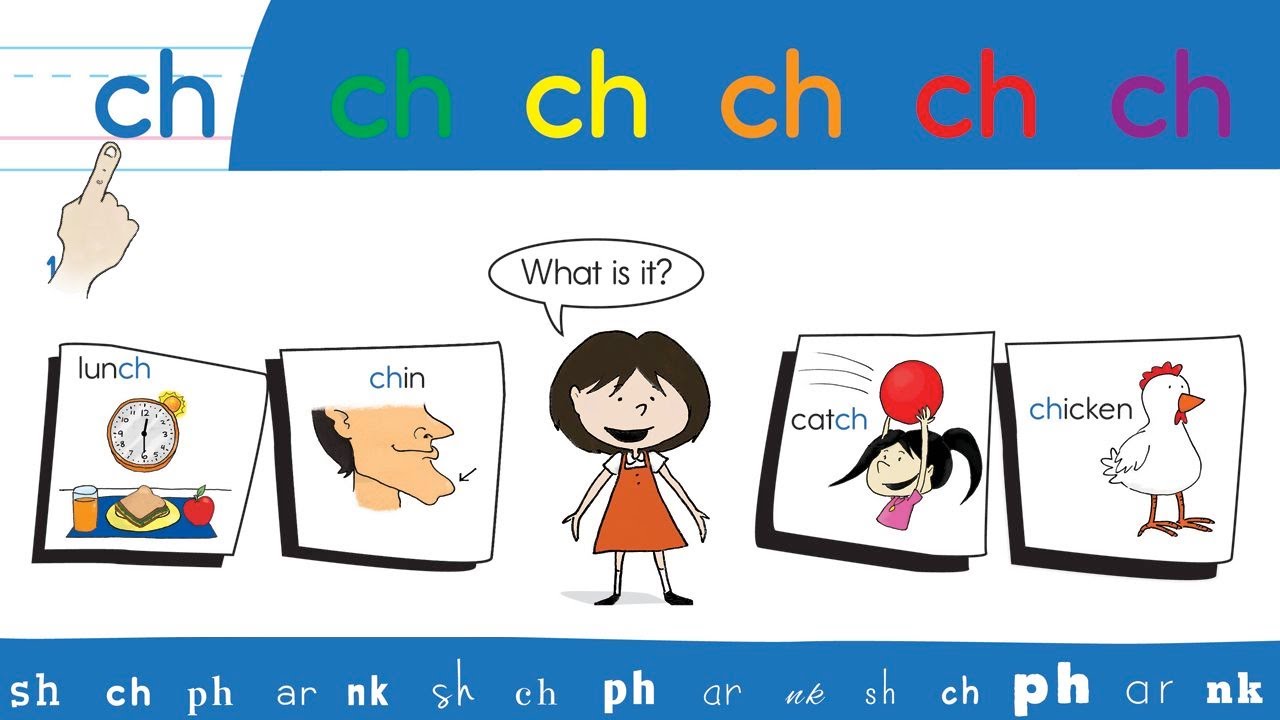 6 CH Phoneme Chant - Think Read Write 2 by ELF Learning - YouTube