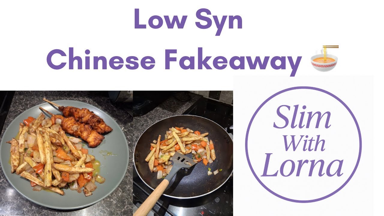 Slimming World Satay Chicken Strips & Salt & Pepper Chips | Chinese ...