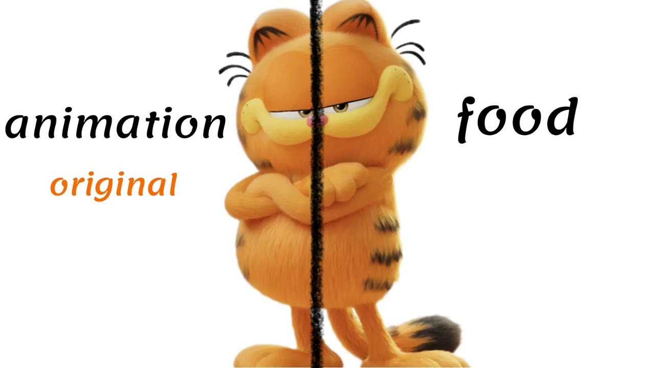 How to draw? If Garfield was food! - YouTube