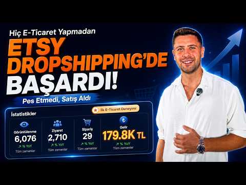 Hiç E-Ticaret Yapmadan Etsy Dropshipping’de Başardı! Pes Etmedi, Satış Aldı Ahmet Beyin Hikayesi