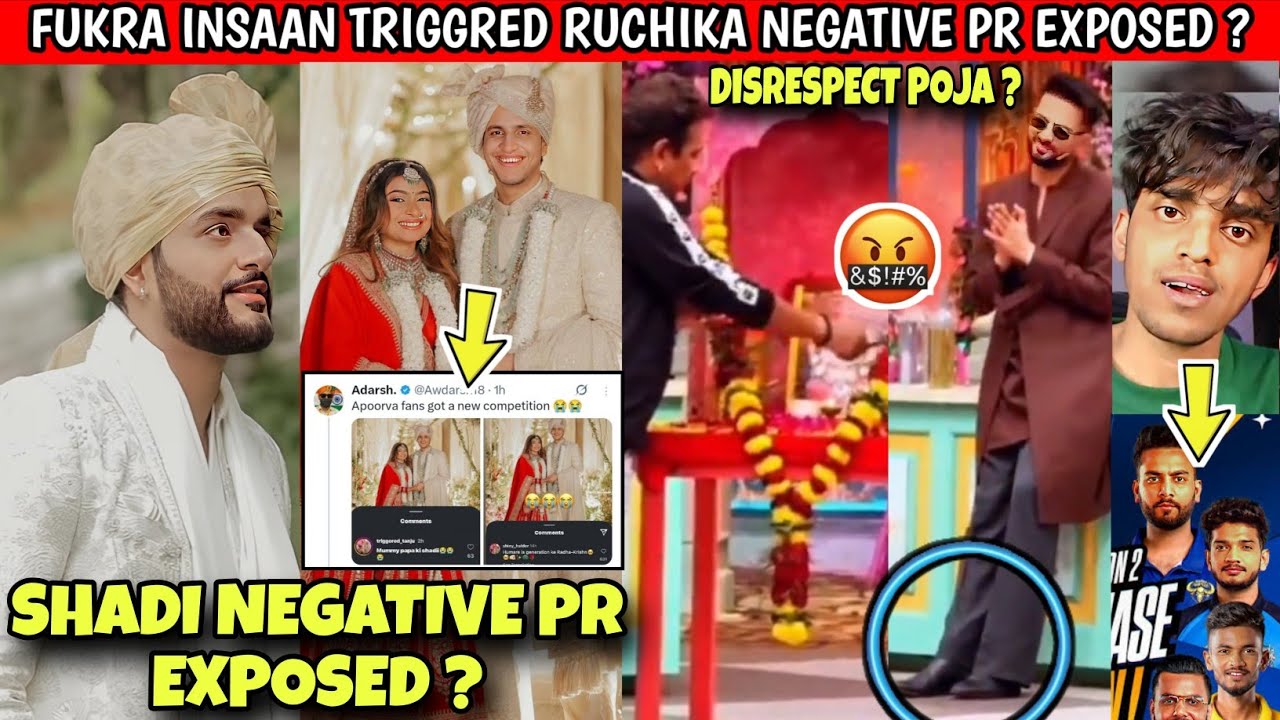 OMG🤯! Fukra Insaan Triggered Insaan Shadi NEGATIVE PR ? | Elvish ...