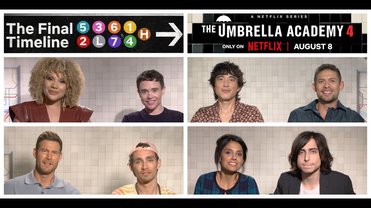 The Umbrella Academy Season 4 cast interviews and what each's actor's favorite scene - YouTube
