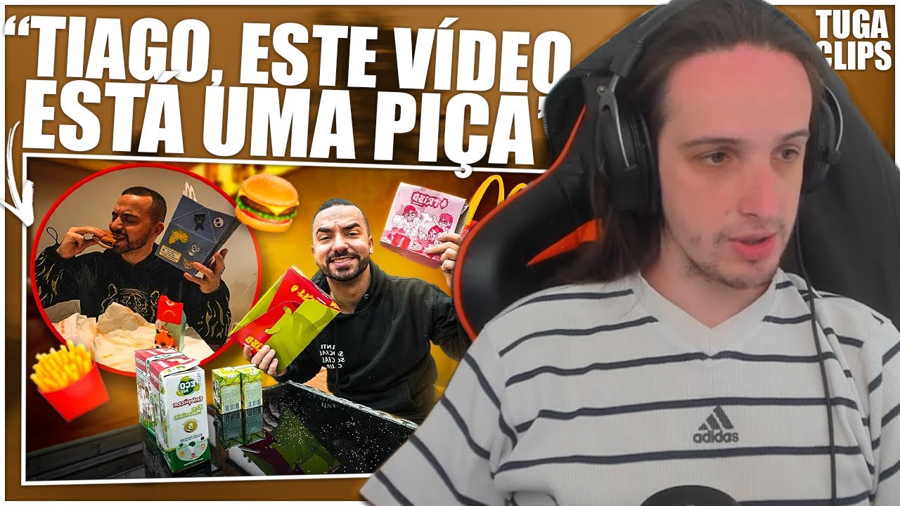 RUBENEX REAGE A TIAGOVSKI "24H A COMER MENU INFANTIL" - YouTube