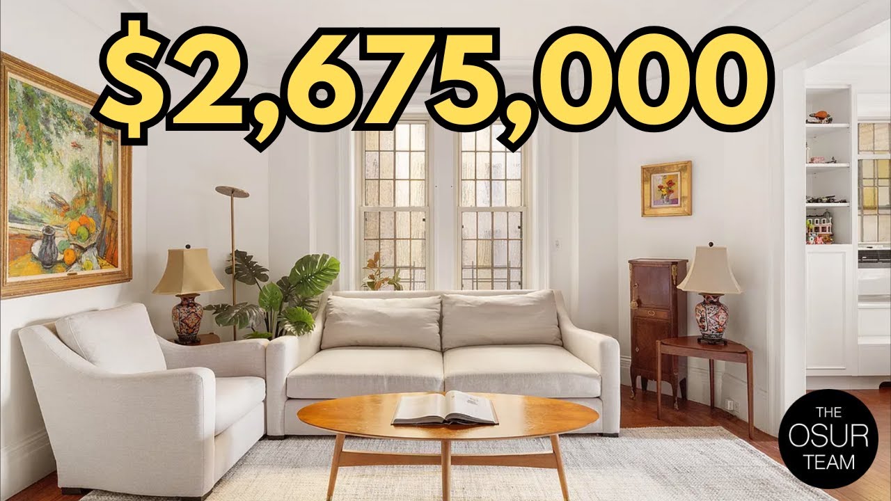 Inside a 2.7 MILLION Apartment in NYC (180 Riverside Drive) - YouTube