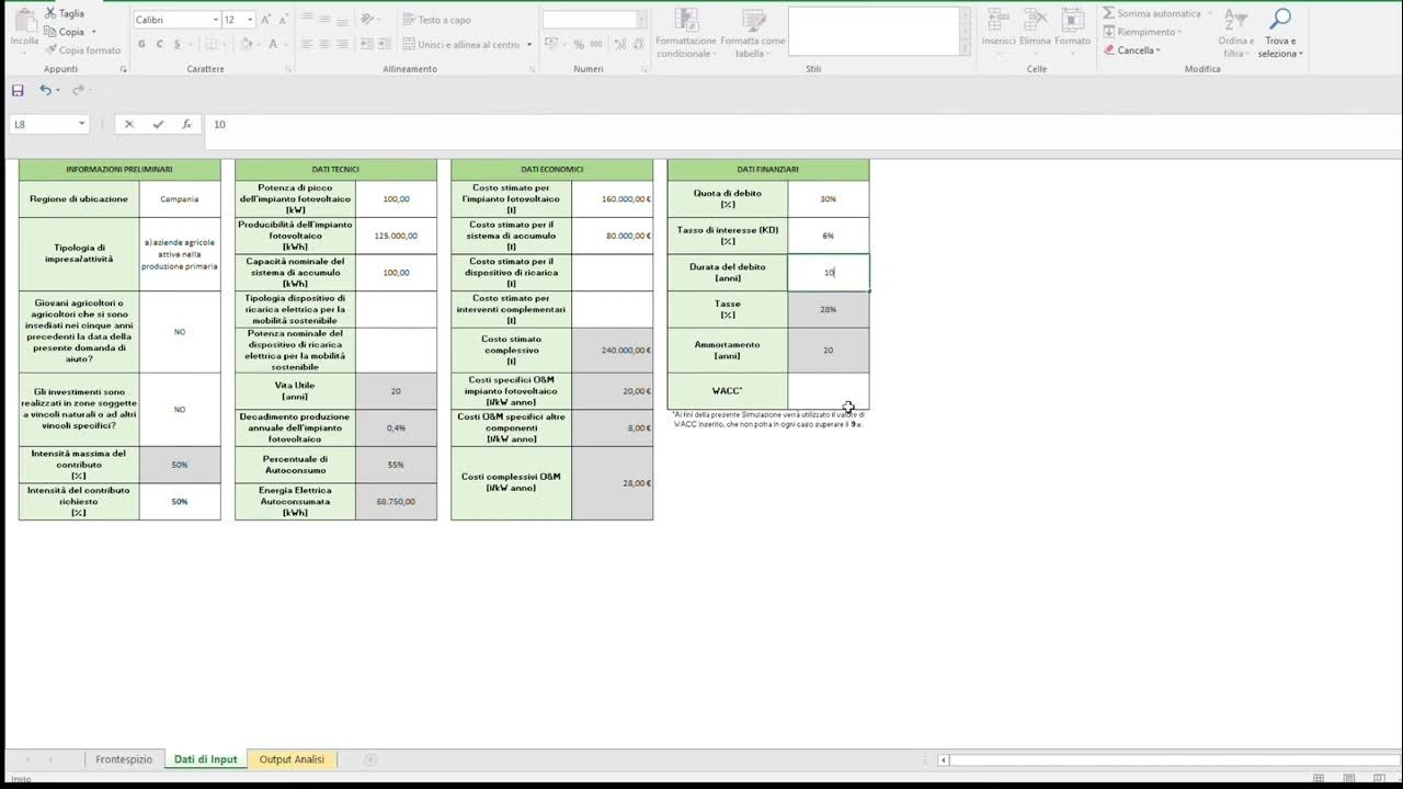 BANDO 1 - TUTORIAL SIMULATORE ANALISI CONTROFATTUALE AGRISOLARE - YouTube