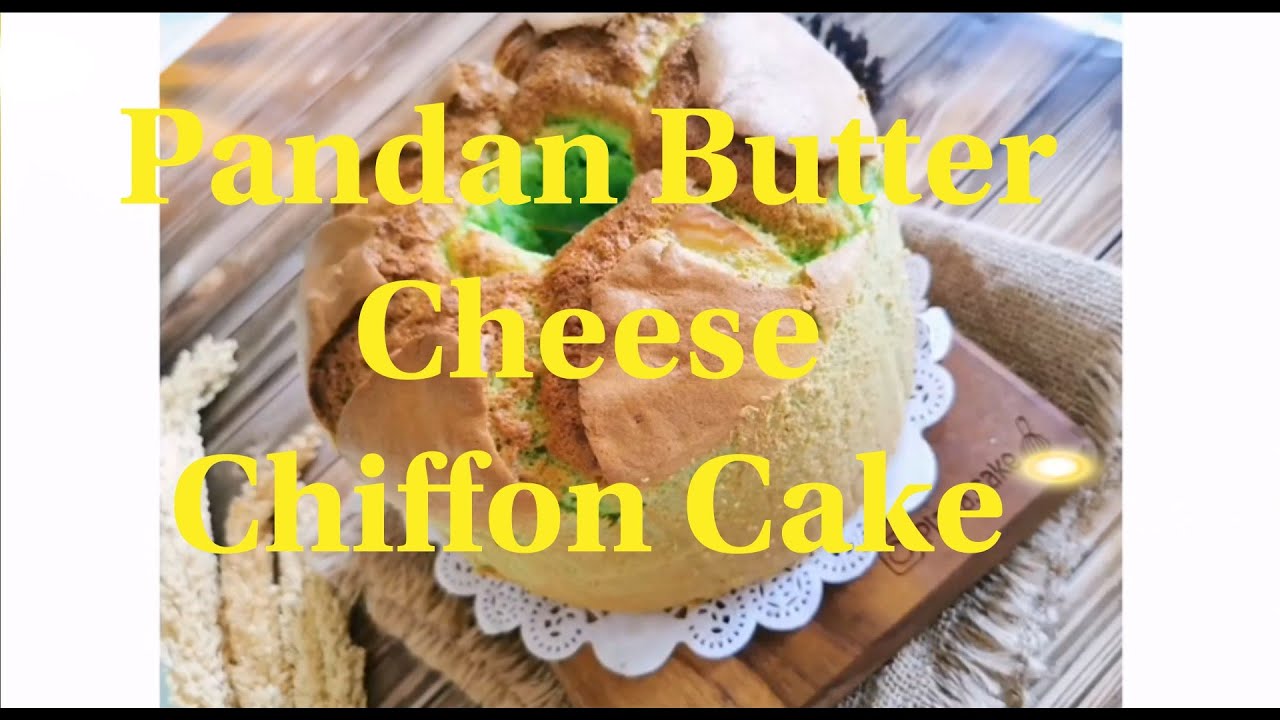 Pandan Butter Cheese Chiffon Cake. - YouTube