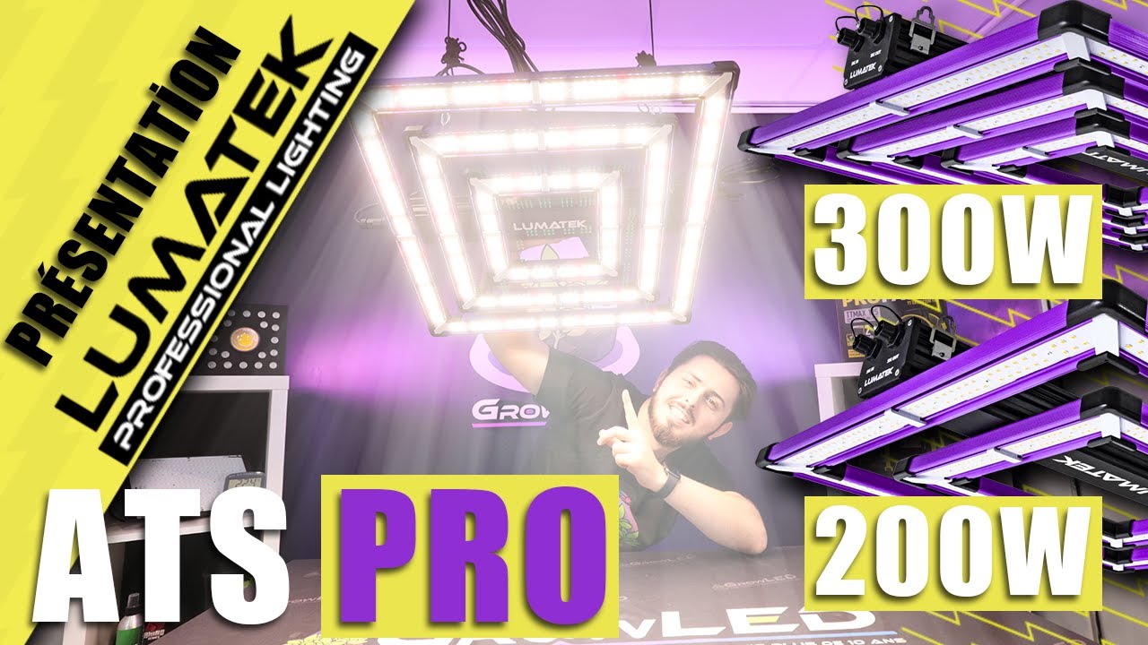 The new ATS 200W & 300W PRO LED lights from Lumatek for indoor growing ...