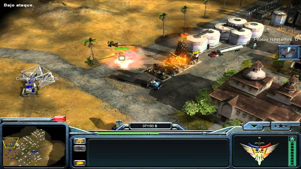 Command & Conquer Generals - fase 2 - PT 2 (USA). - YouTube