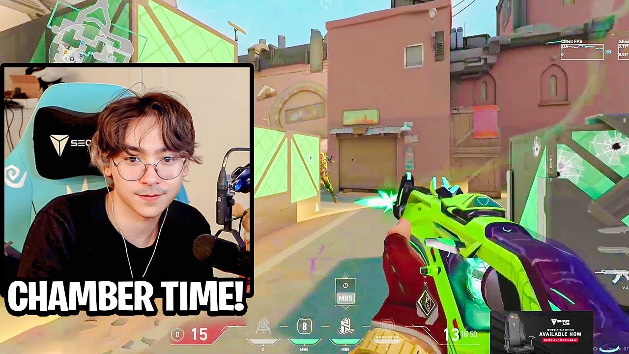 TenZ Shows Perfect Chamber Gameplay In Ranked | With Zekken | VALORANT ...