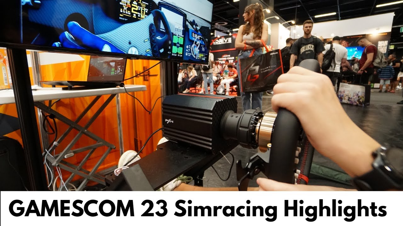 Gamescom 2023 Simracing Highlights mit PXN, Moza Racing, Sturmkind ...
