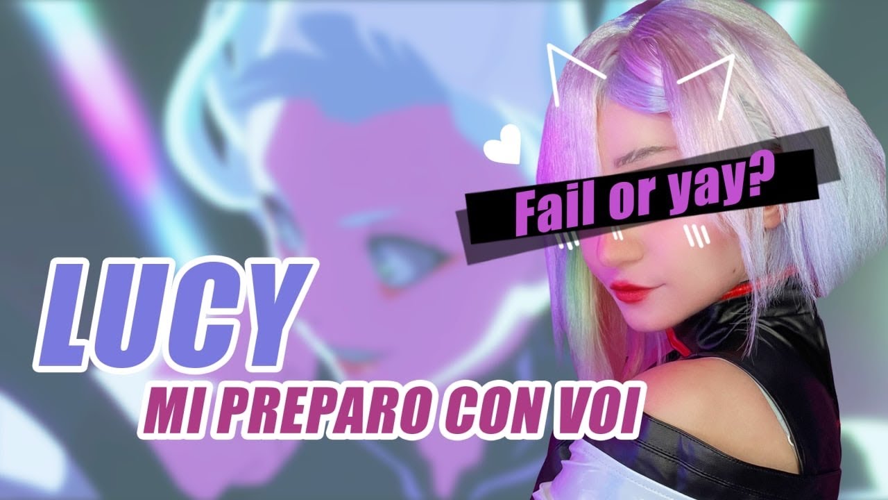 Lucy (Cyberpunk) Cosplay - MakeUp Tutorial - YouTube