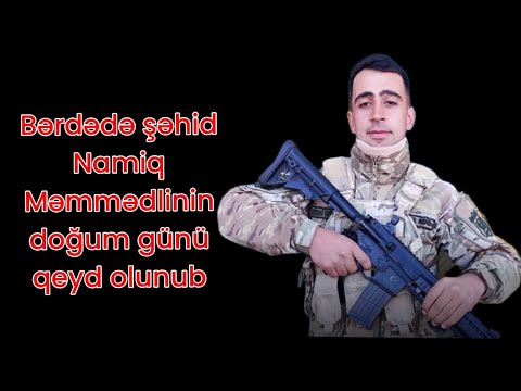 Bərdədə şəhid Namiq Məmmədlinin doğum günü qeyd olunub
