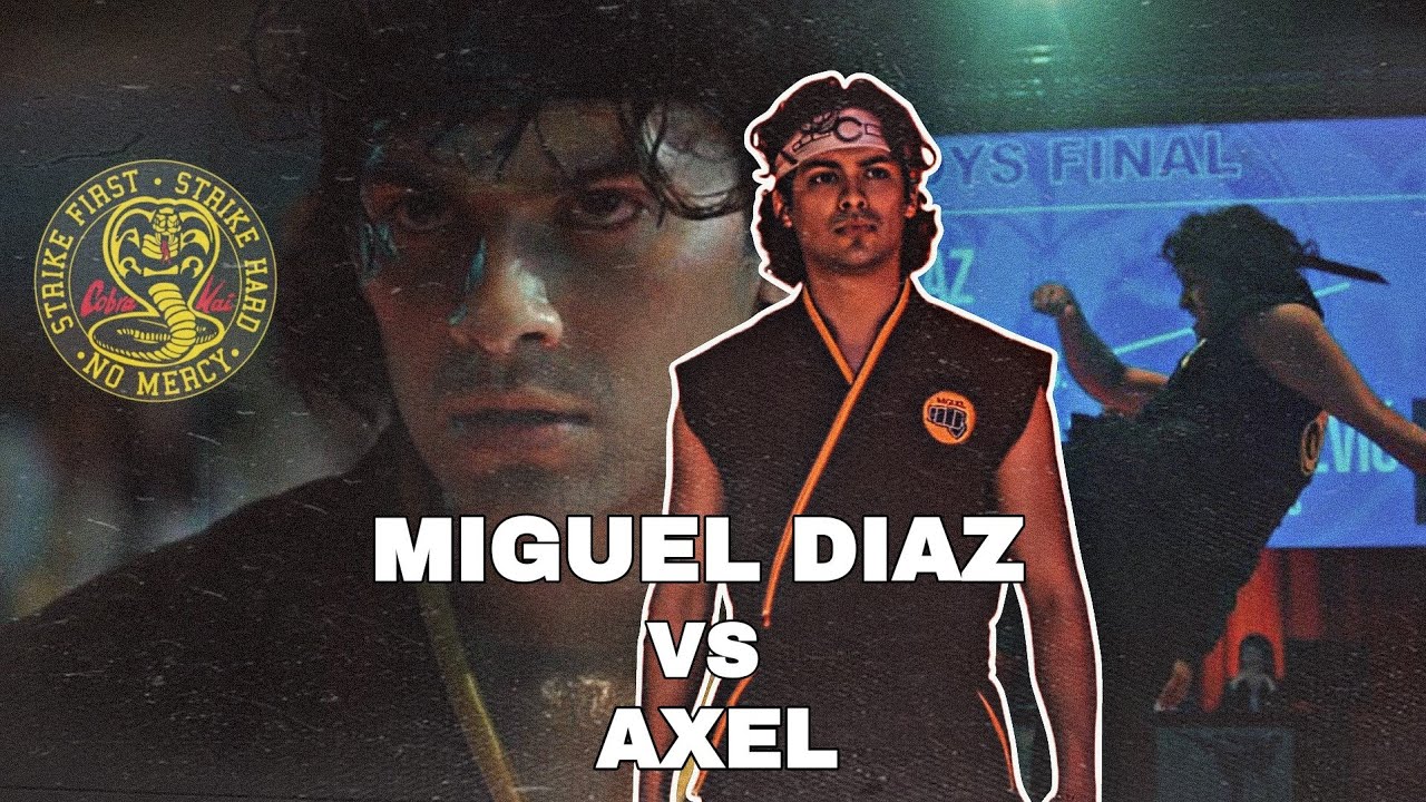 miguel Diaz vs axel revenge cobra kai season 6 - YouTube