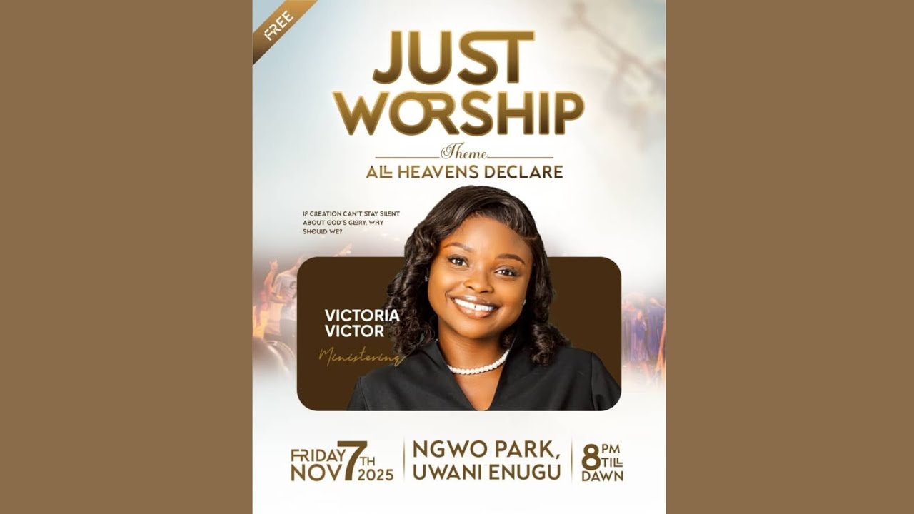VICTORIA VICTOR LIVE MINISTRATION AT JUST WORSHIP 2025 - YouTube