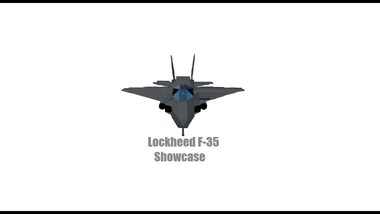 Lockheed Martin F-35 Lightning || Roblox Plane Crazy - YouTube