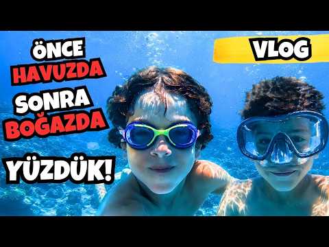 HAVUZDAN ÇIKTIK, BOĞAZDA DENİZE ATLADIK! VLOG