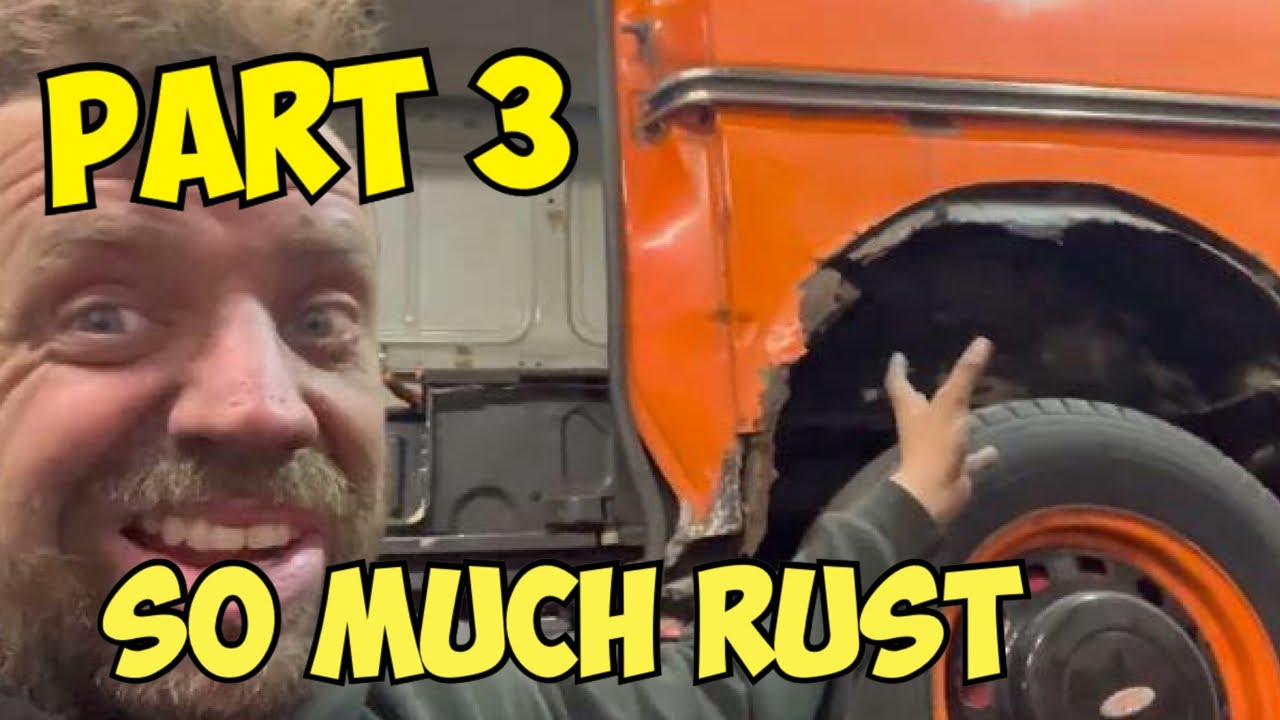 REBUILDING A VERY RUSTY FORD TRANSIT VAN Ep 3 - YouTube